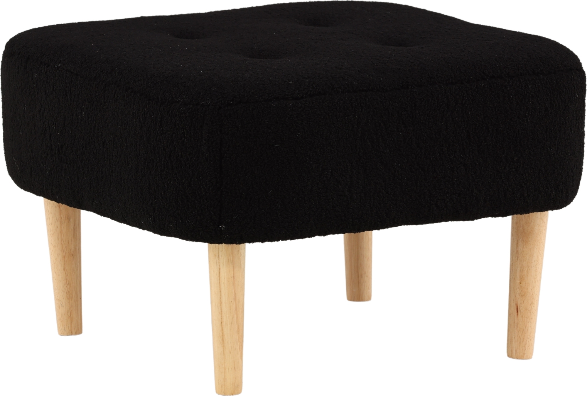 Salina pouf - musta - Pallit - Trendrum.fi